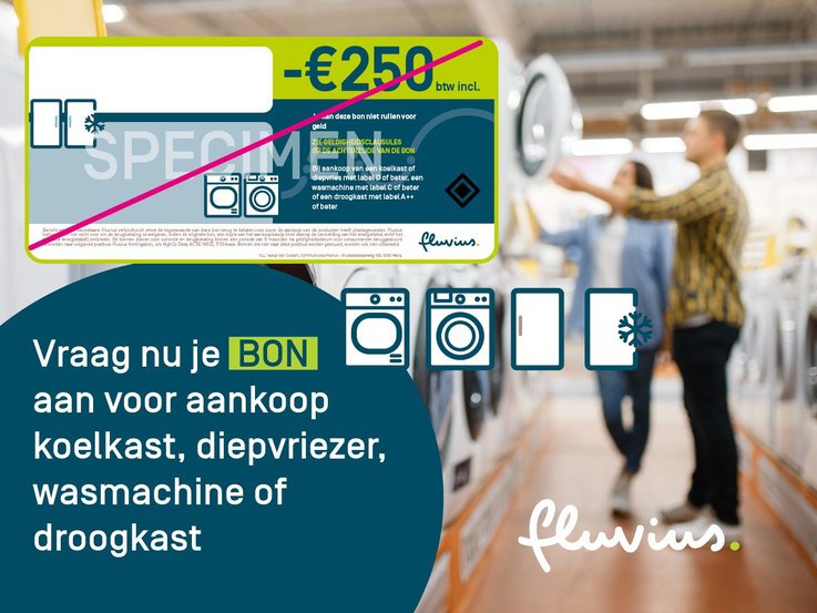 Kortingsbon klein verbruik | Fluvius