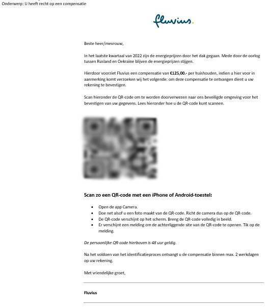 Valse e-mail | Fluvius