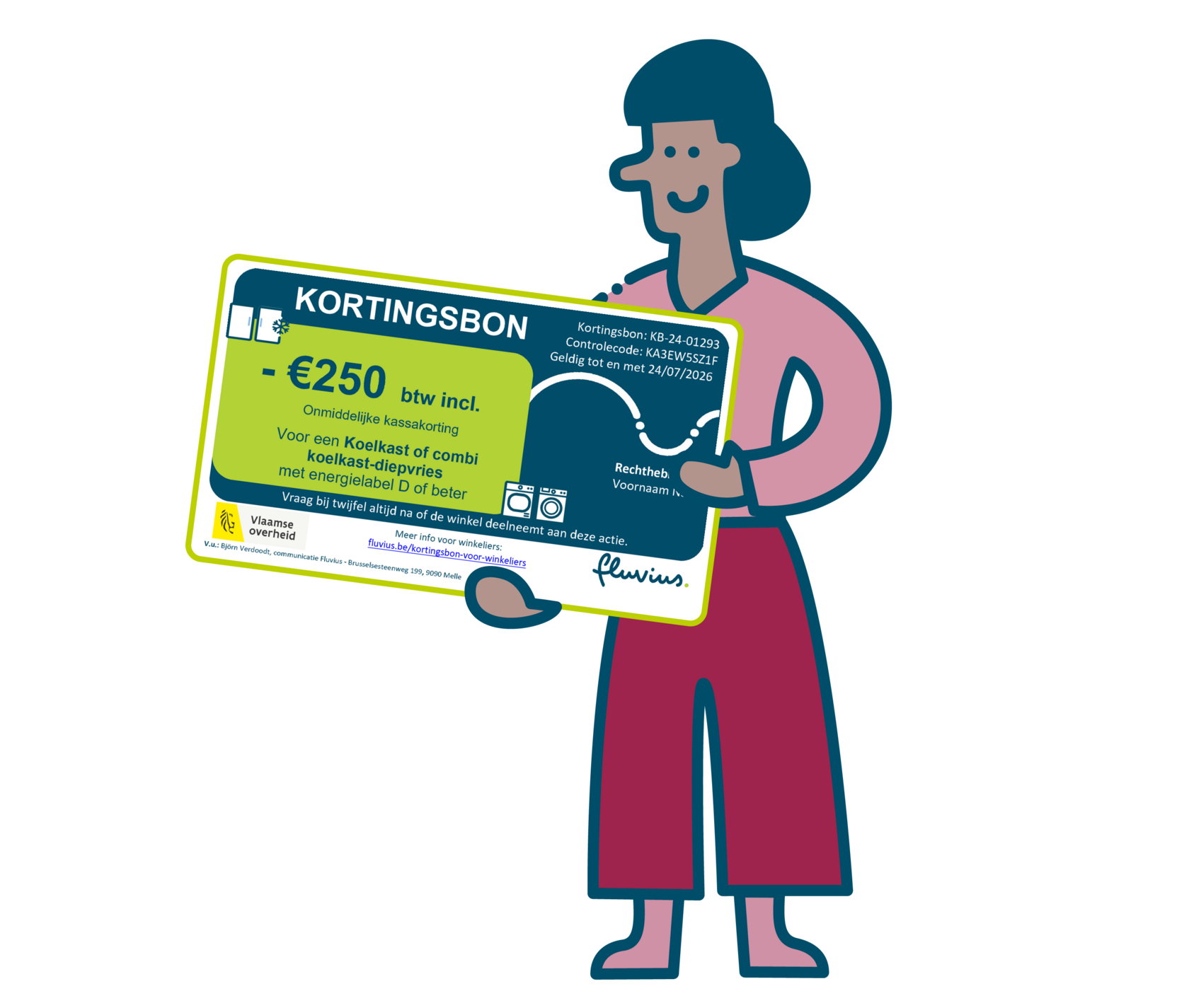 Kortingsbon voor winkeliers | Fluvius