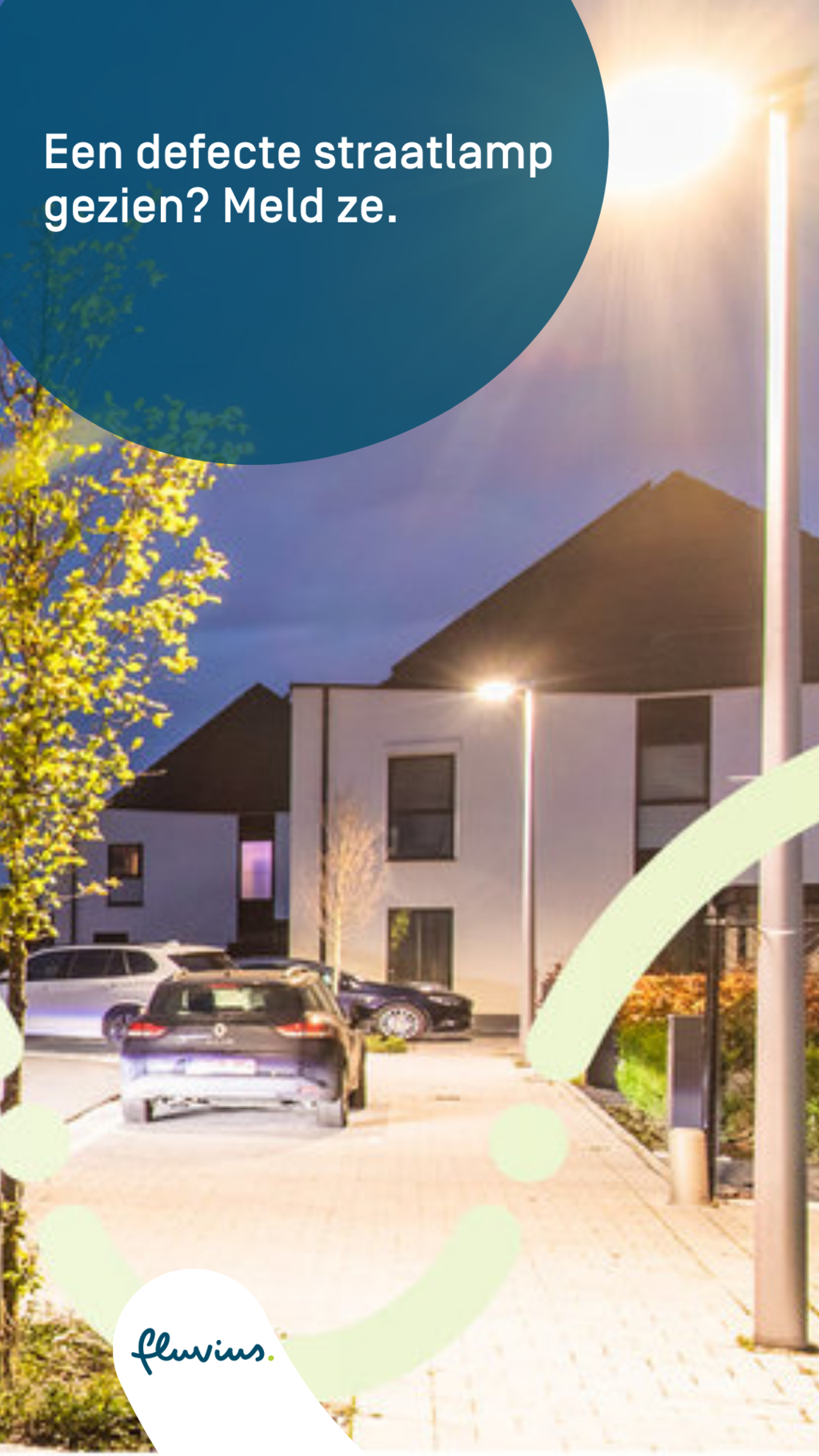 Defecte straatlamp melden | Fluvius